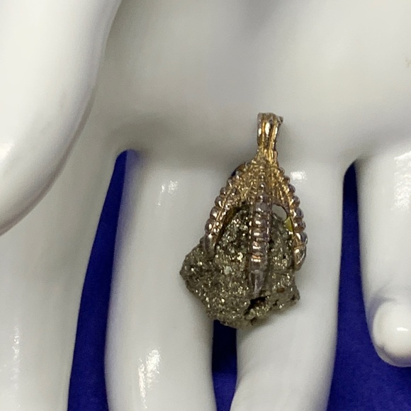 Jewelry | Dark Academia Harry Potter Pyrite In A Claw Pendant So ...